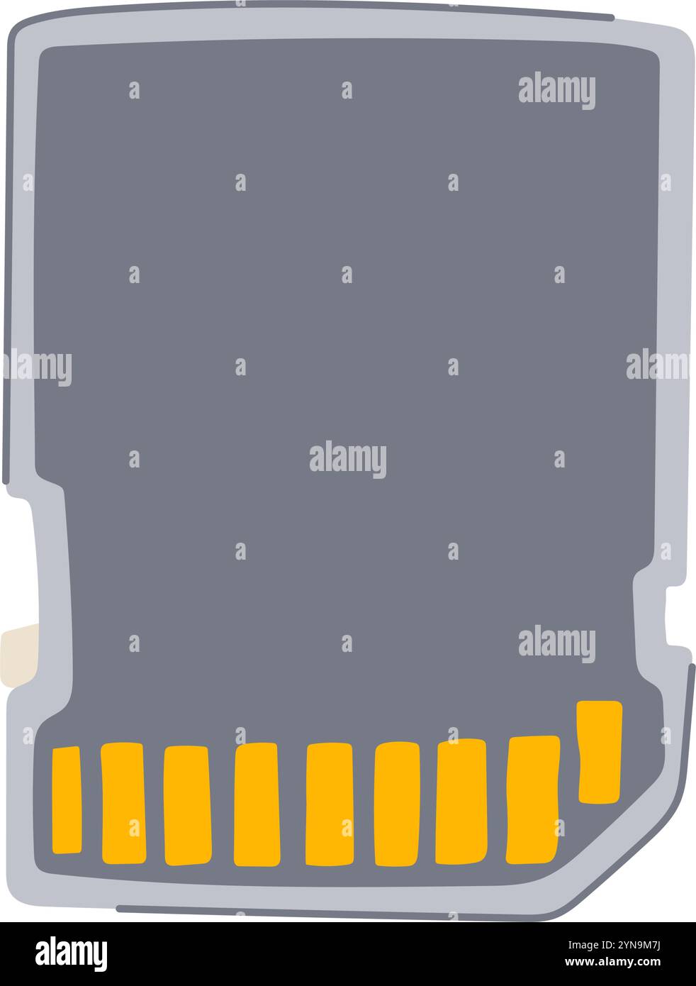 music sd card cartoon vector illustration Stock Vector Image & Art - Alamy