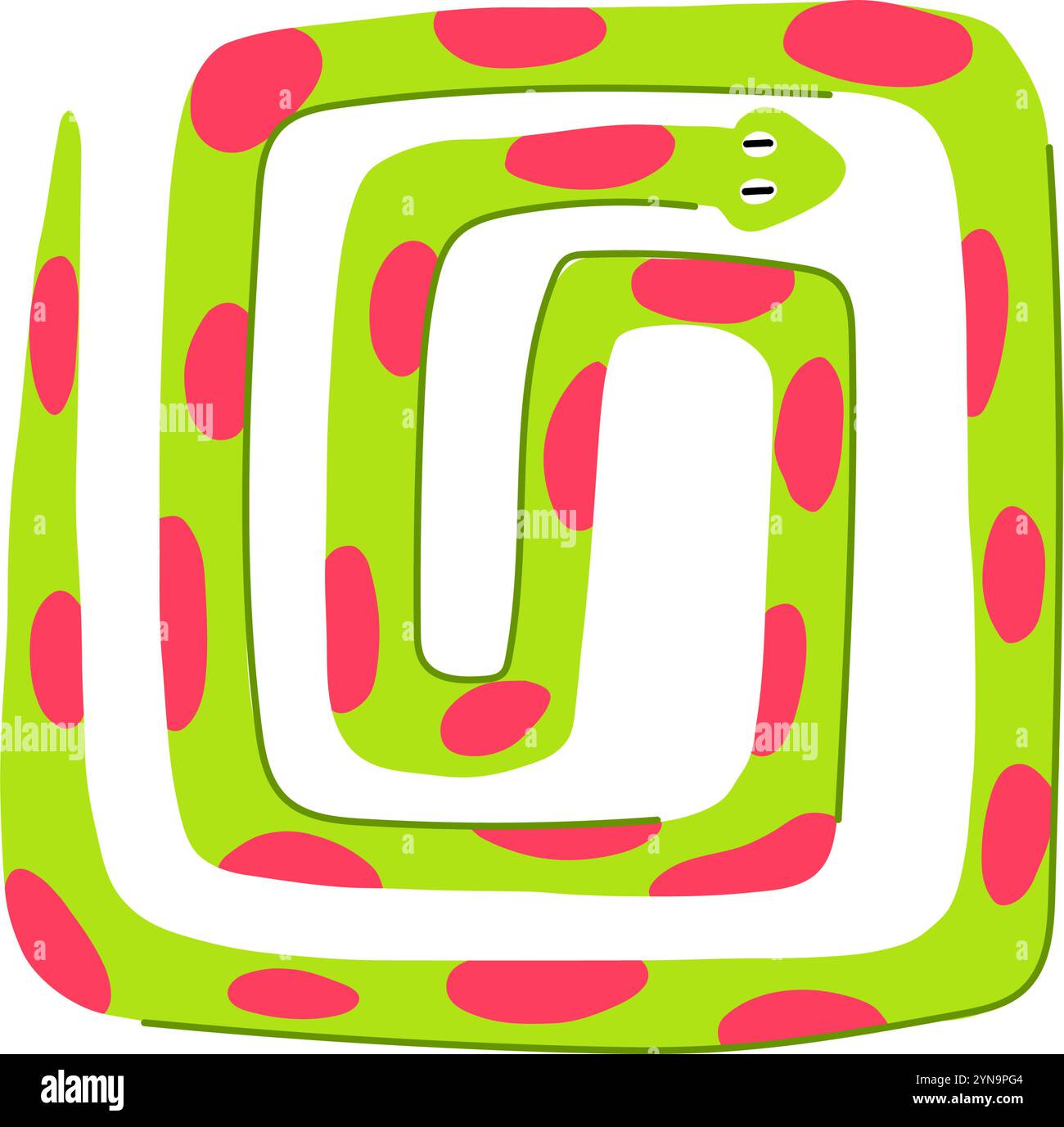 viper snake oriental cartoon vector illustration Stock Vector Image ...