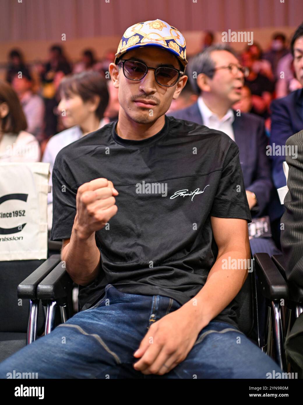 IBF light flyweight champion Masamichi Yabuki attends his brother ...