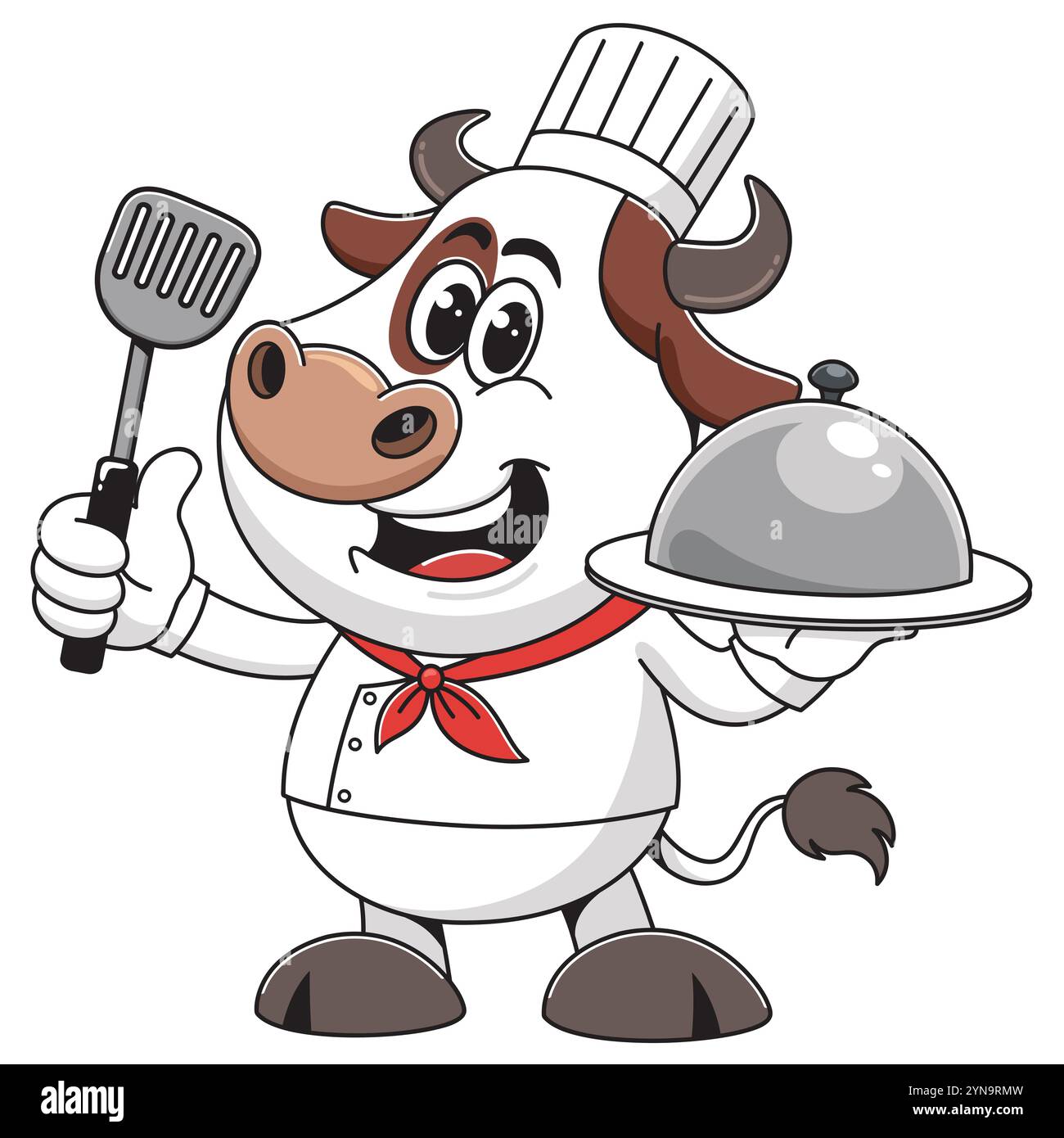 Farm cow cartoon hi-res stock photography and images - Alamy