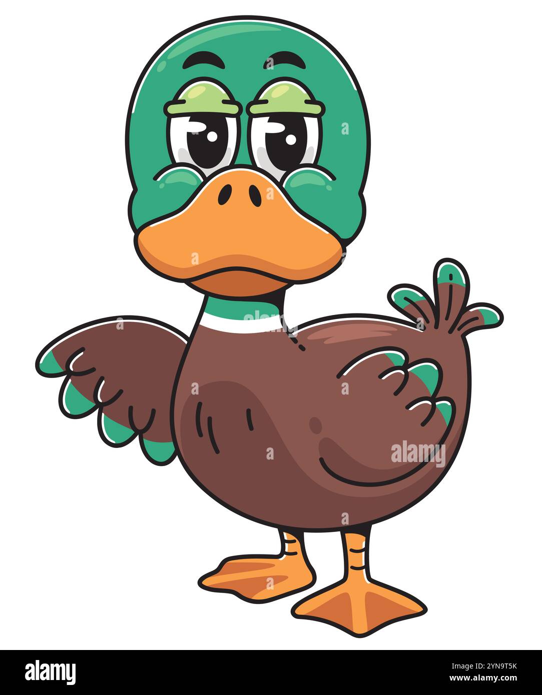 Cartoon duck hi-res stock photography and images - Alamy
