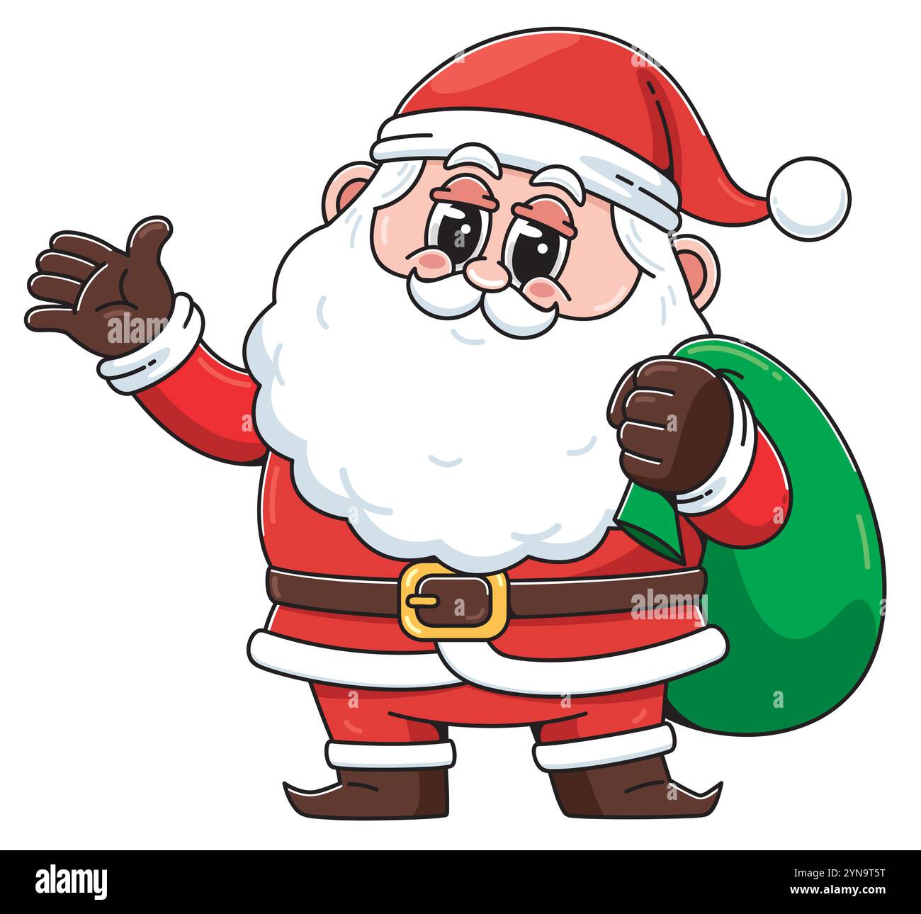Christmas gift bag Stock Vector Images - Alamy