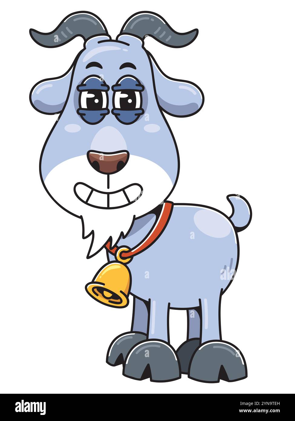 Horns curved Cut Out Stock Images & Pictures - Alamy