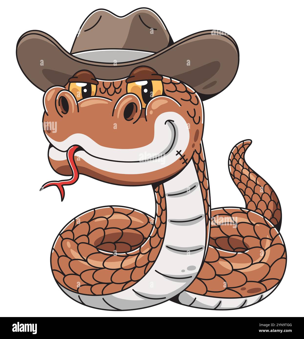 2025 cartoon snake character hi-res stock photography and images - Alamy