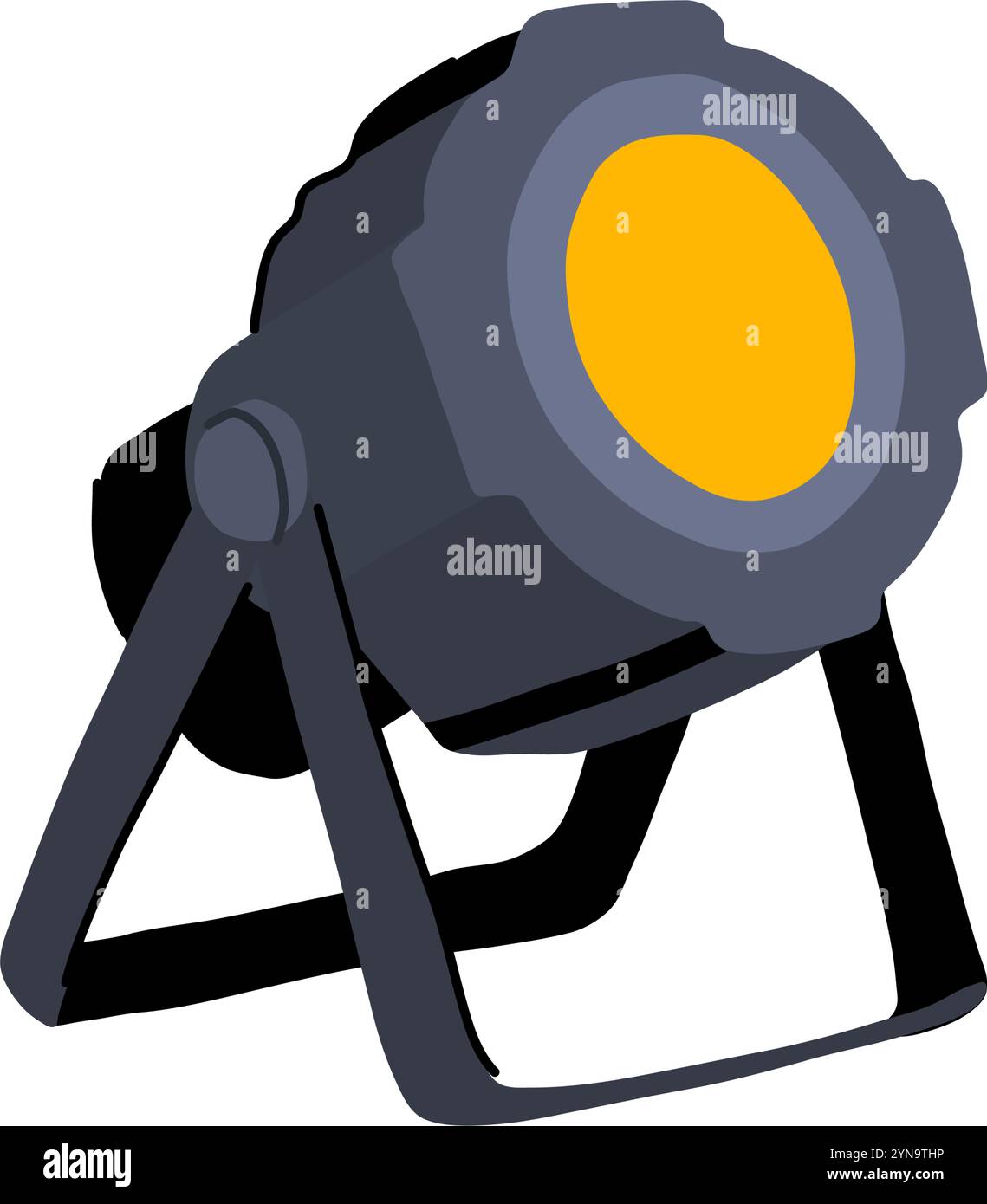 show spotlight stage cartoon vector illustration Stock Vector Image ...