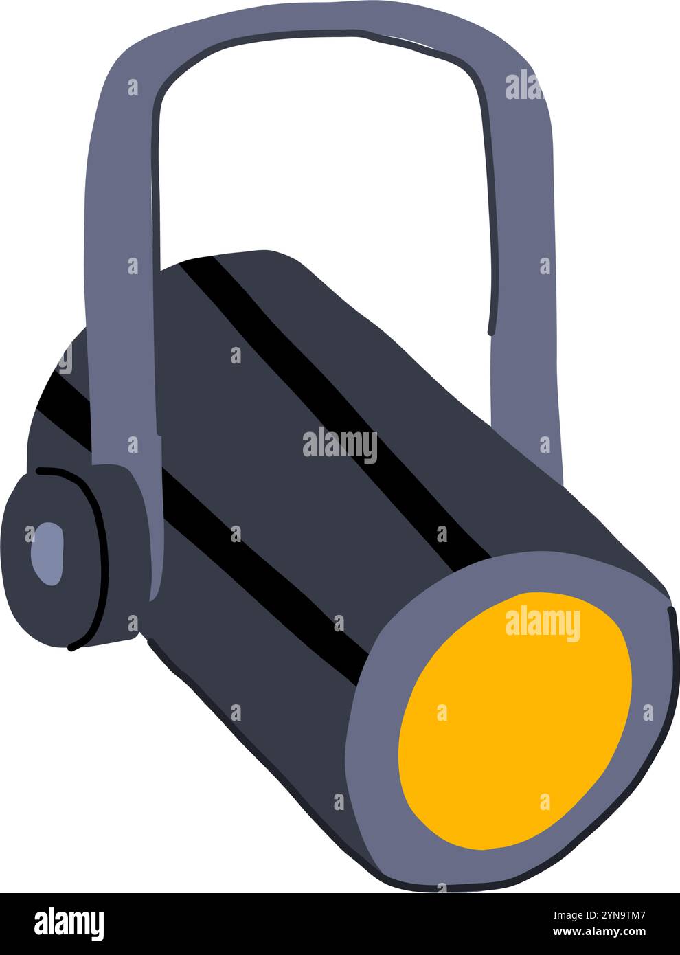 performance spotlight stage cartoon vector illustration Stock Vector ...