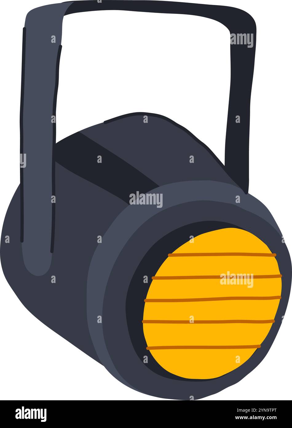 lights spotlight stage cartoon vector illustration Stock Vector Image ...