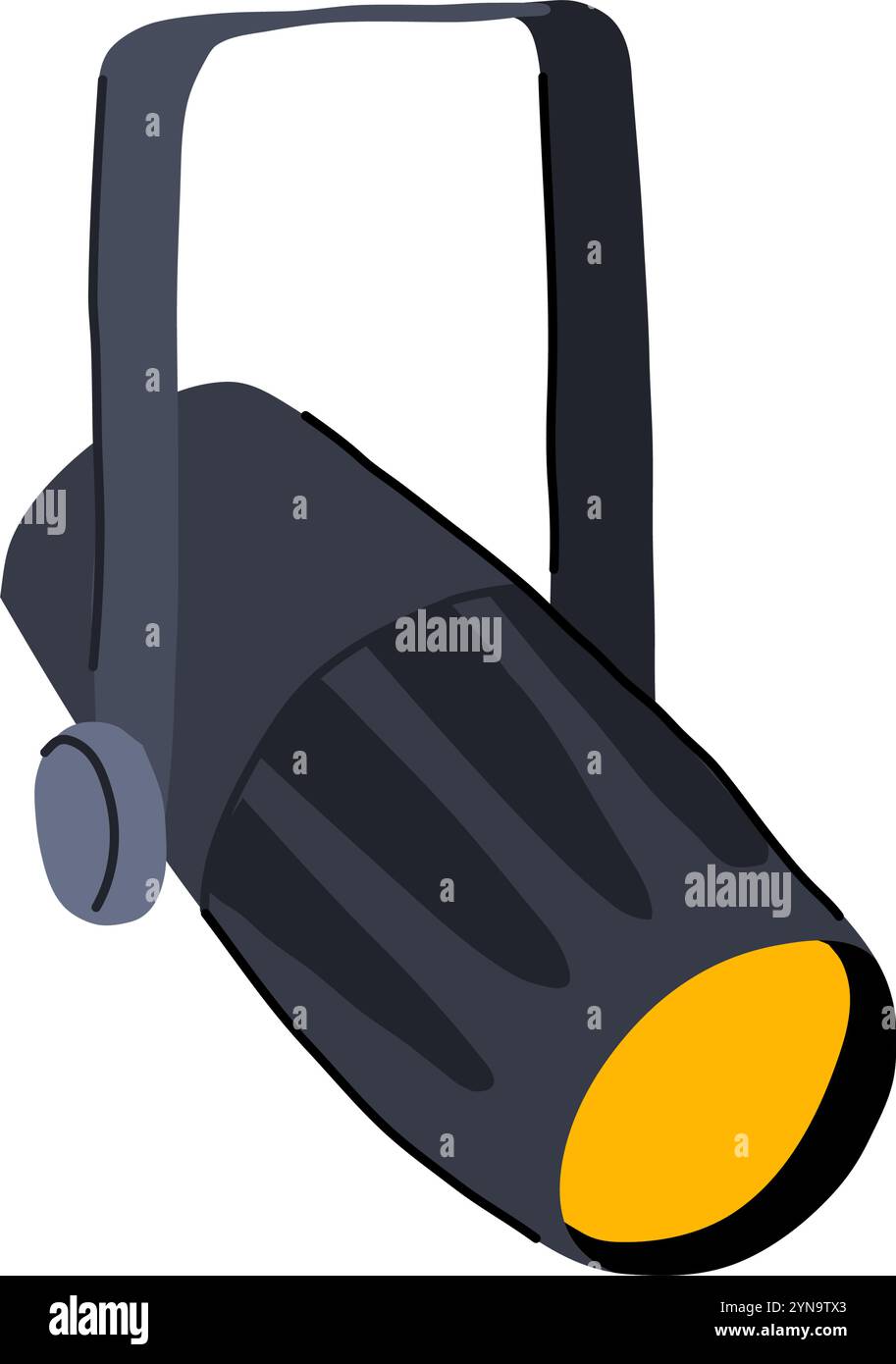 ed spotlight stage cartoon vector illustration Stock Vector Image & Art ...