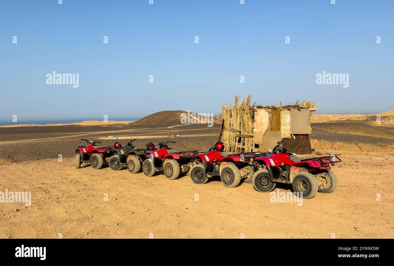Desert tour through the Sahara desert with the quad bike in Egypt to ...