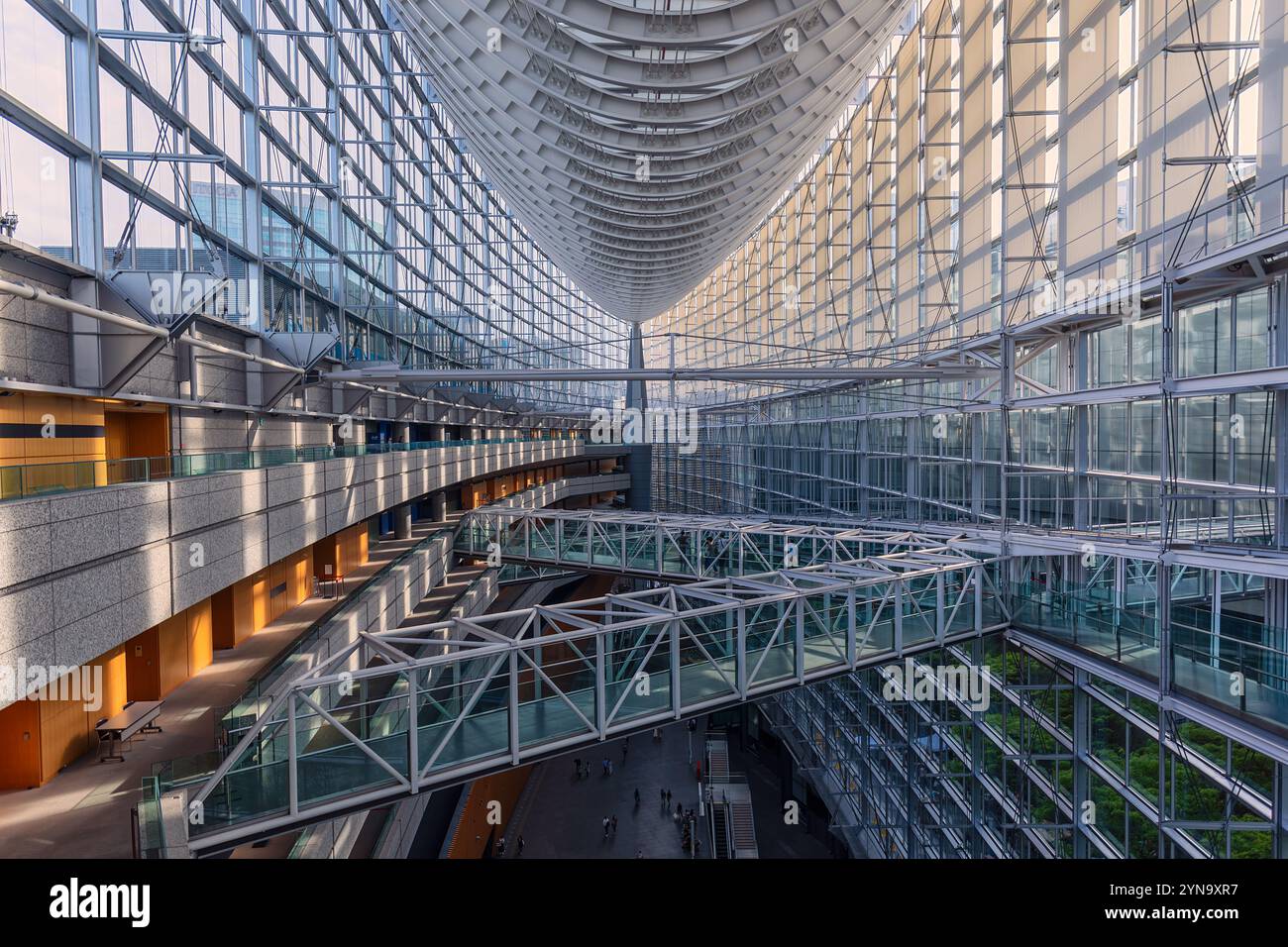 Tokio international forum from inside Stock Photo - Alamy