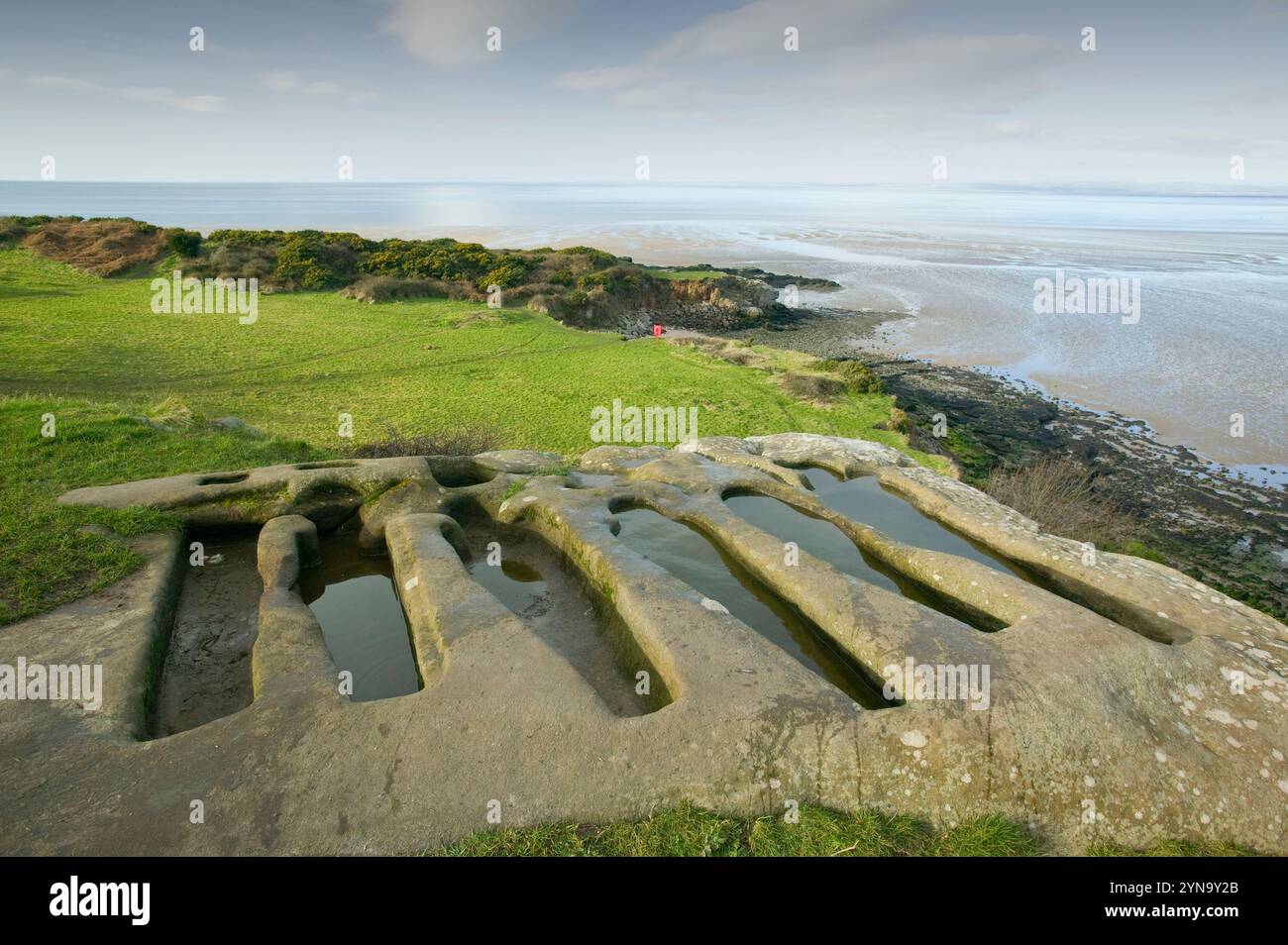 Ancient Stone graves at Heysham Lancashire, UK Stock Photo - Alamy