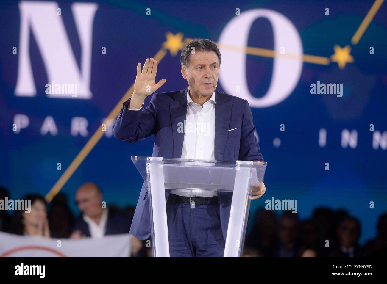 Italy, Rome, November 24, 2024 : Giuseppe Conte, President of the 5 ...