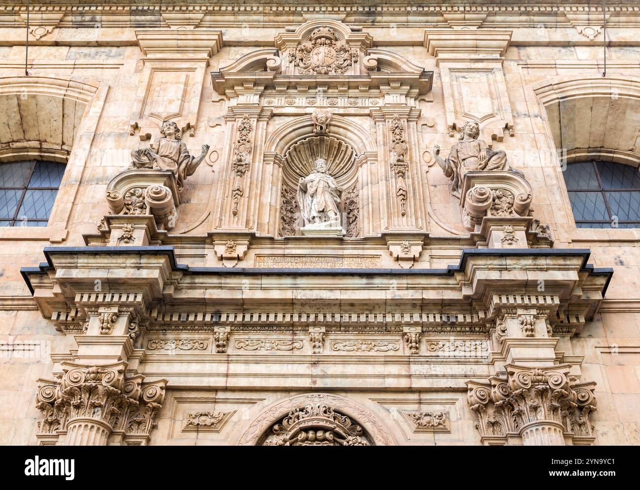 Explore the intricate carvings and sculptures adorning the facade in ...