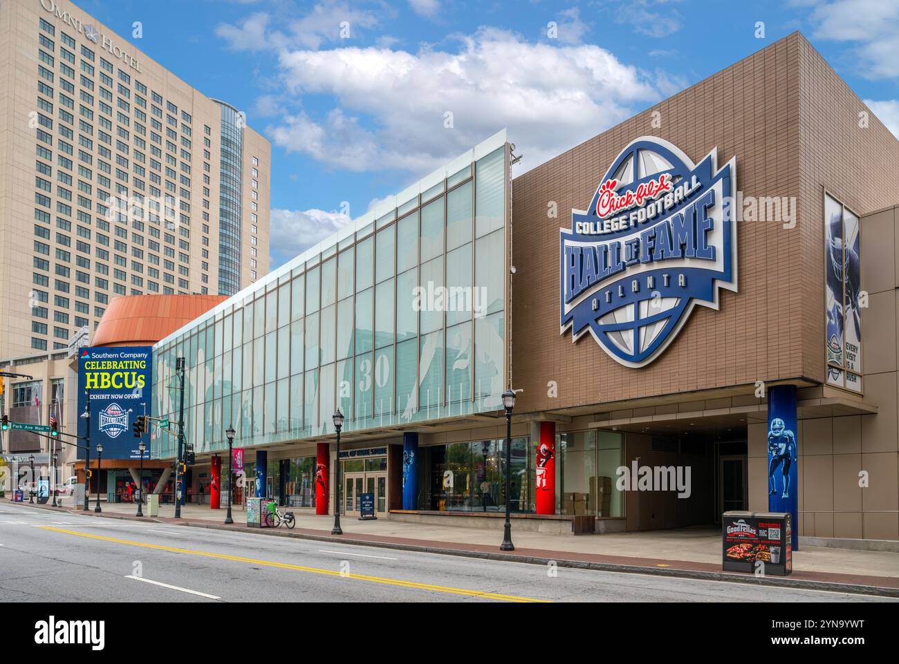 College Football Hall of Fame, Atlanta, Georgia, USA Stock Photo - Alamy