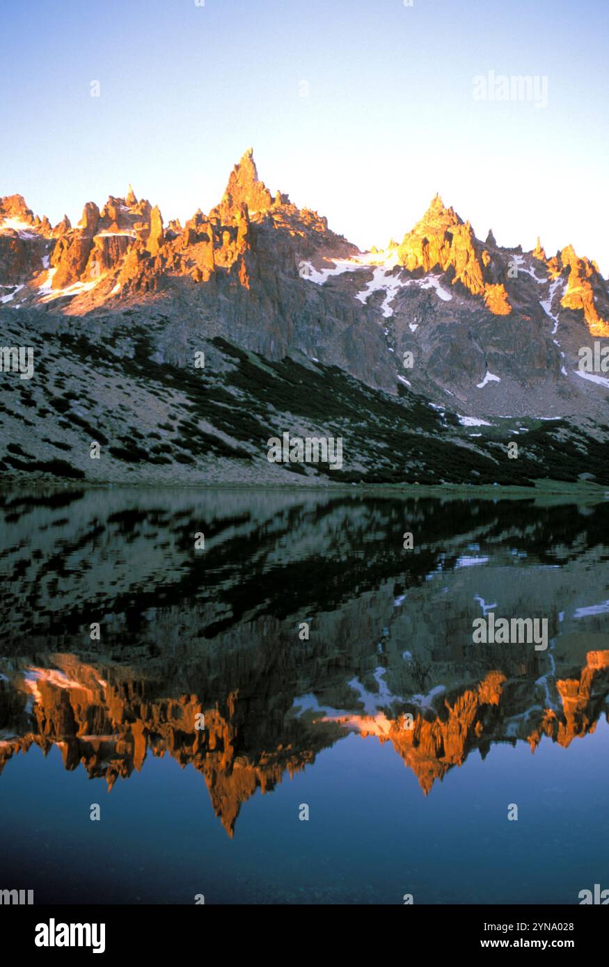 Laguna Tonchek Reflection, Nahuel Huapi National Park, Argentinian ...