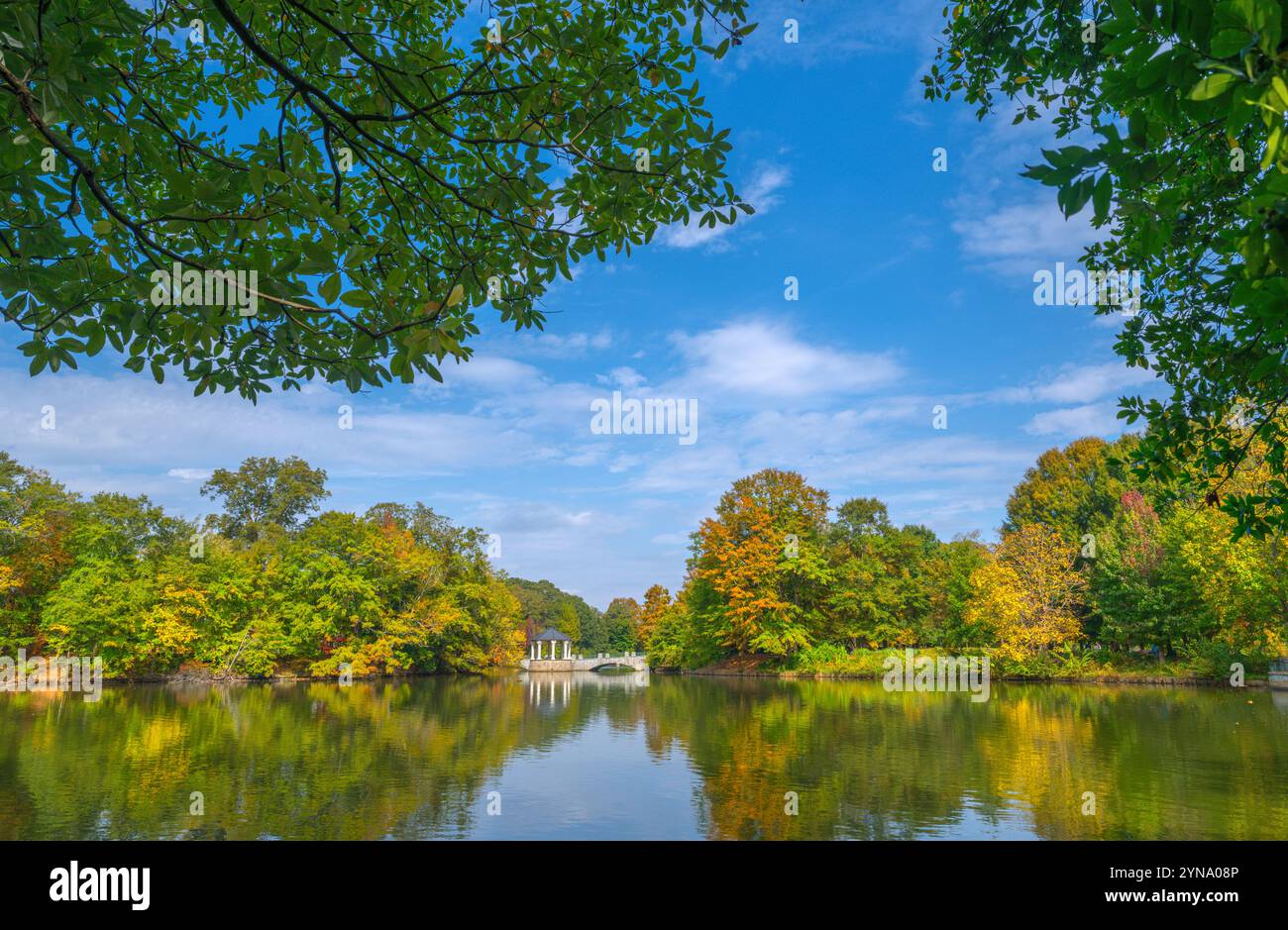 Lake Clara Meer, Piedmont Park, Atlanta, Georgia, USA Stock Photo - Alamy