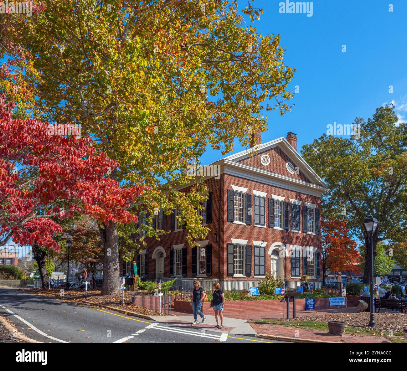Dahlonega Gold Museum, Public Square, Dahlonega, Georgia, USA Stock ...
