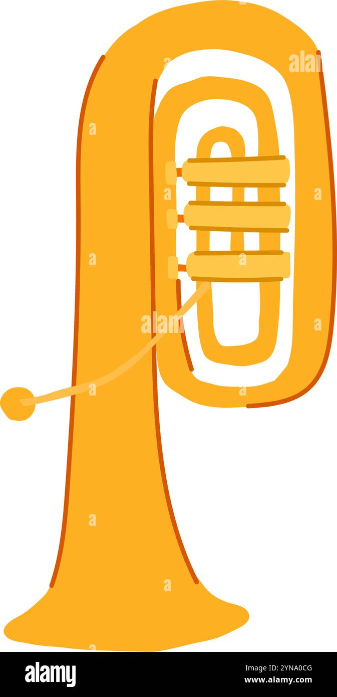 low tuba cartoon vector illustration Stock Vector Image & Art - Alamy