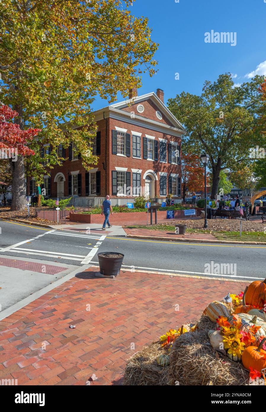 Dahlonega Gold Museum, Public Square, Dahlonega, Georgia, USA Stock ...