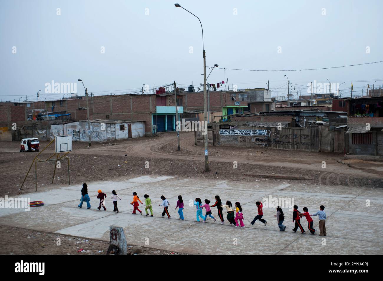 Children at play in Lima Stock Photo - Alamy