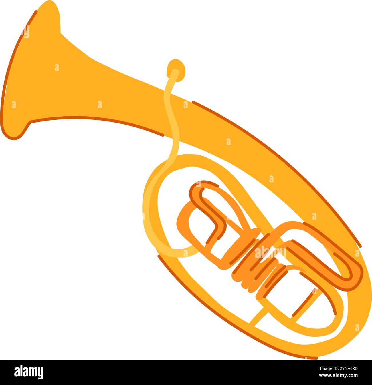 orchestra tuba cartoon vector illustration Stock Vector Image & Art - Alamy