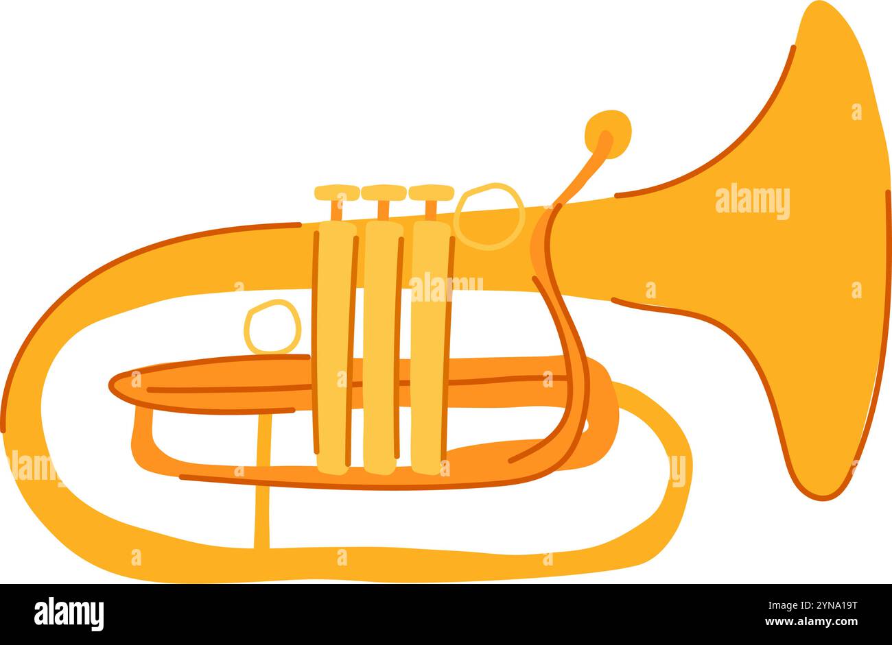 large tuba cartoon vector illustration Stock Vector Image & Art - Alamy