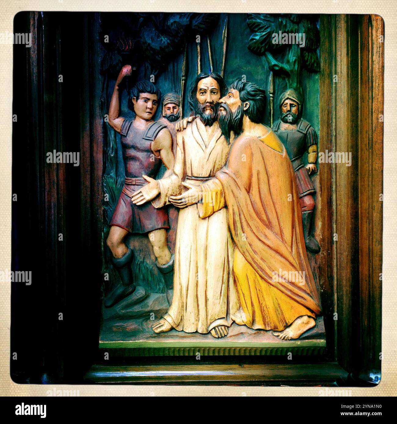 Kiss of judas iconography hi-res stock photography and images - Alamy