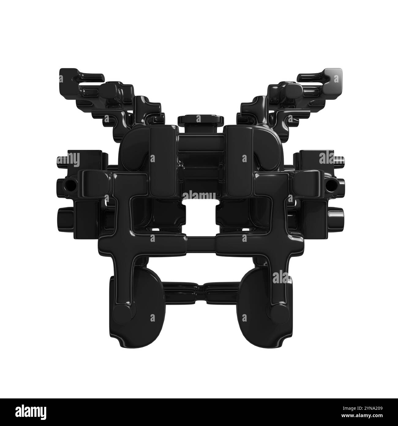 Abstract 3d object Stock Photo - Alamy
