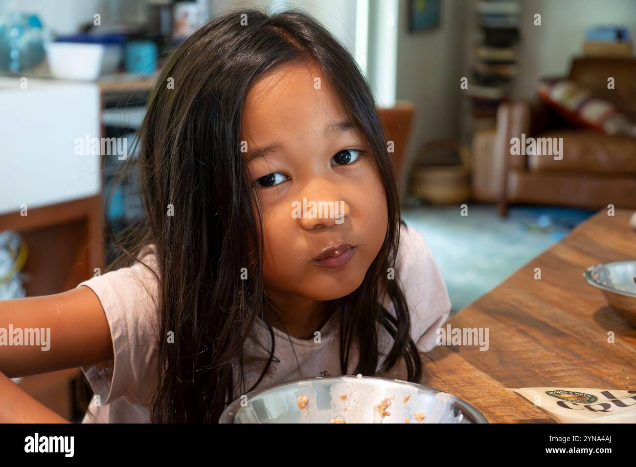 Girl in quiet moment hi-res stock photography and images - Alamy