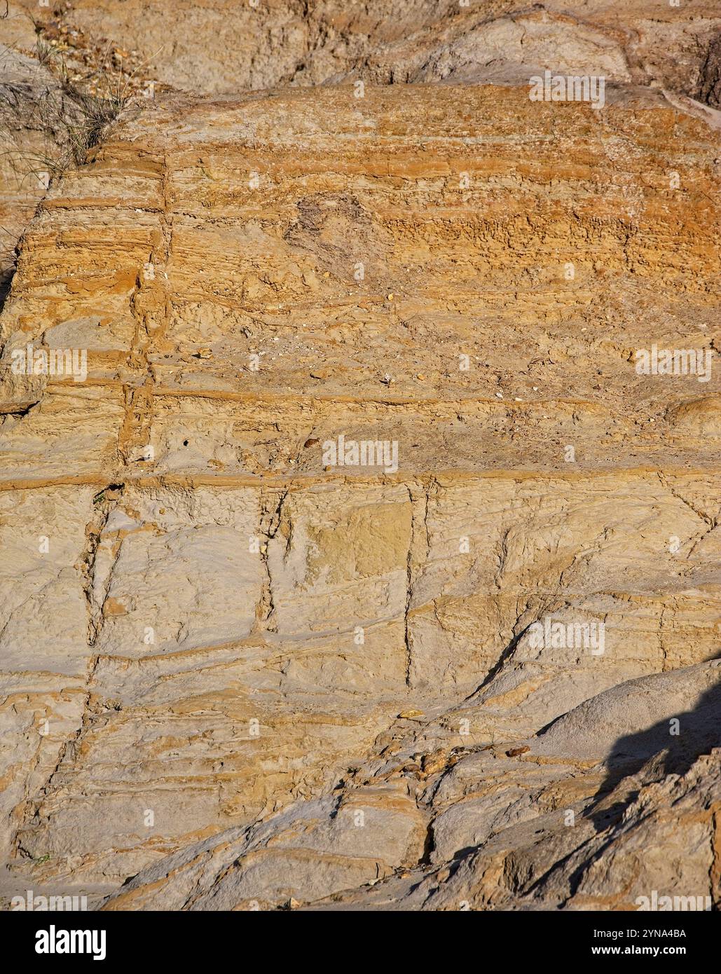 Wind erosion of sandstone cliff Stock Photo - Alamy