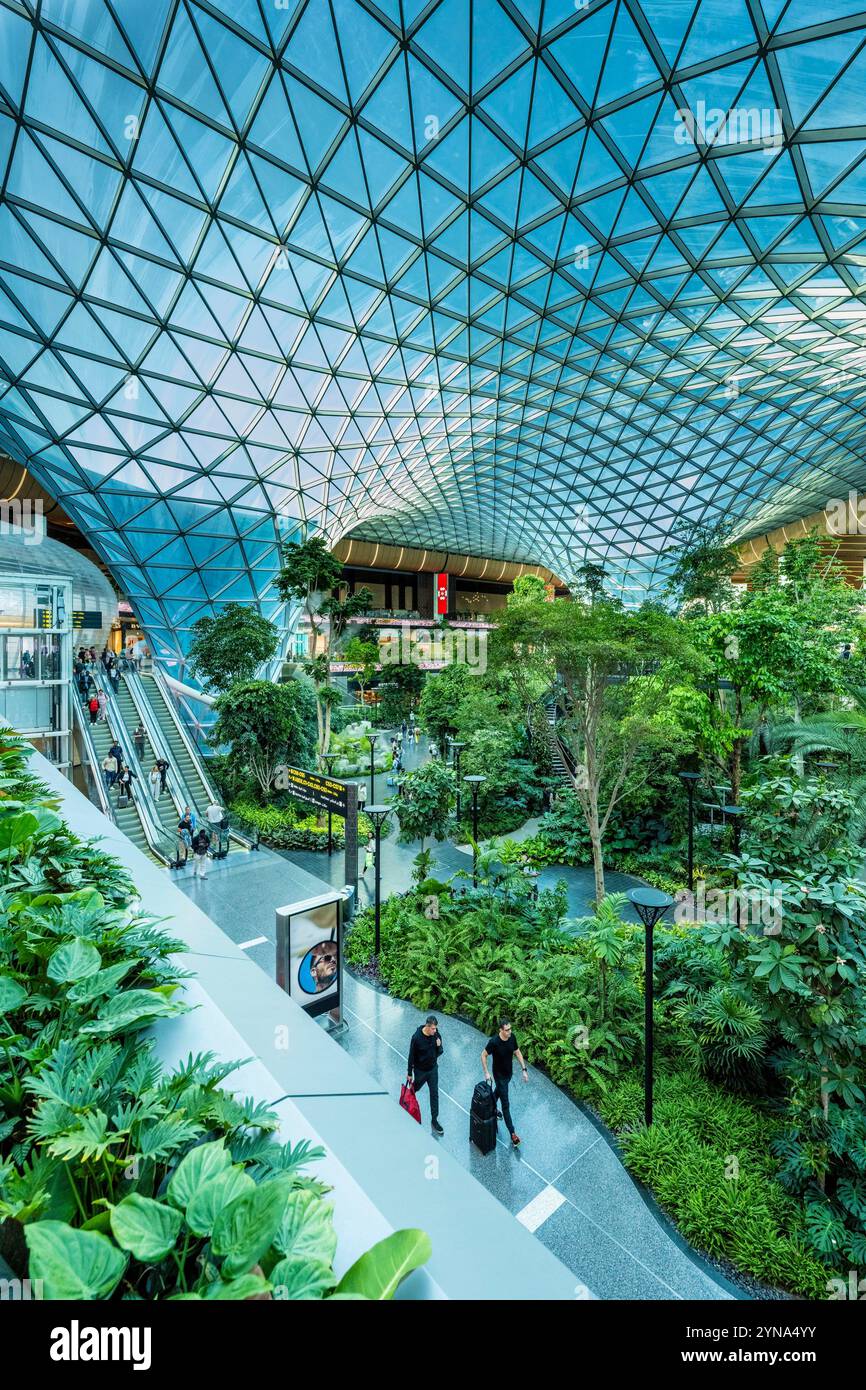Qatar, Doha, Hamad International Airport, The Orchard Tropical Garden ...
