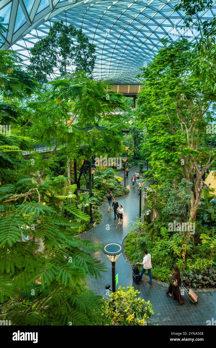 Qatar, Doha, Hamad International Airport, The Orchard Tropical Garden ...