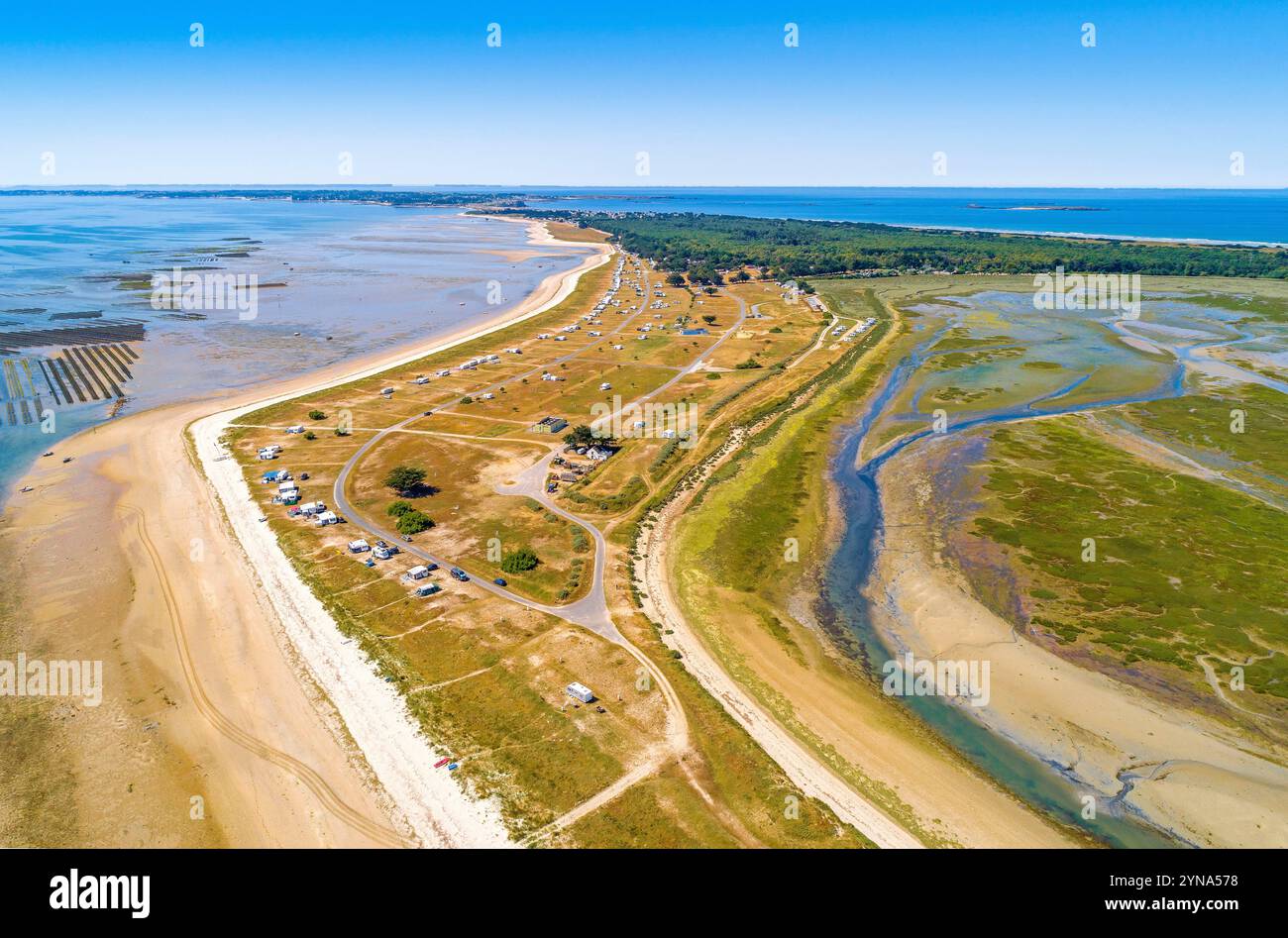 France, Morbihan, Quiberon Peninsula, Plouharnel, Les Sables Blancs ...