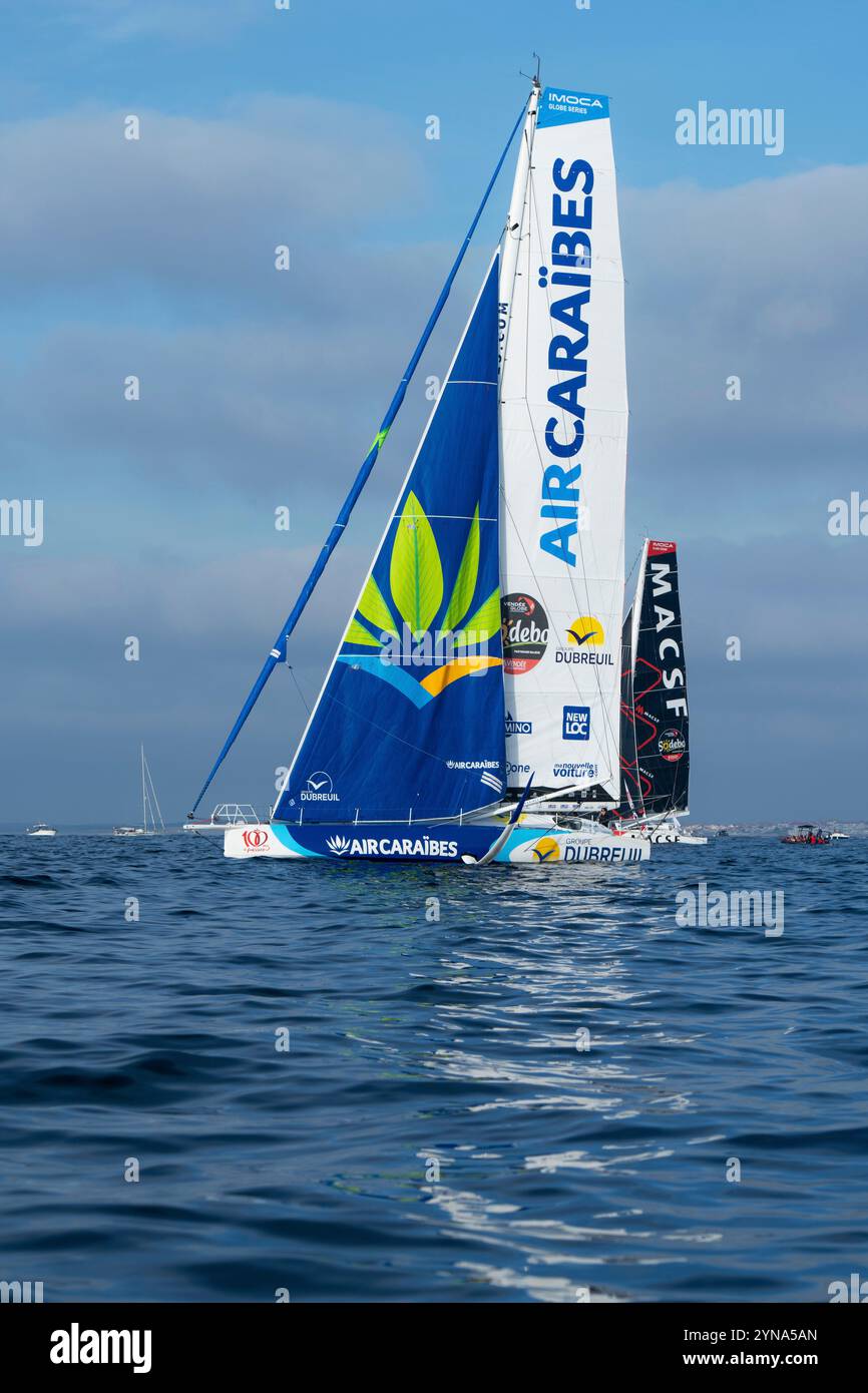 France, Vendee, Sables d'Olonne, Starting day of the Vendée Globe 2024 ...