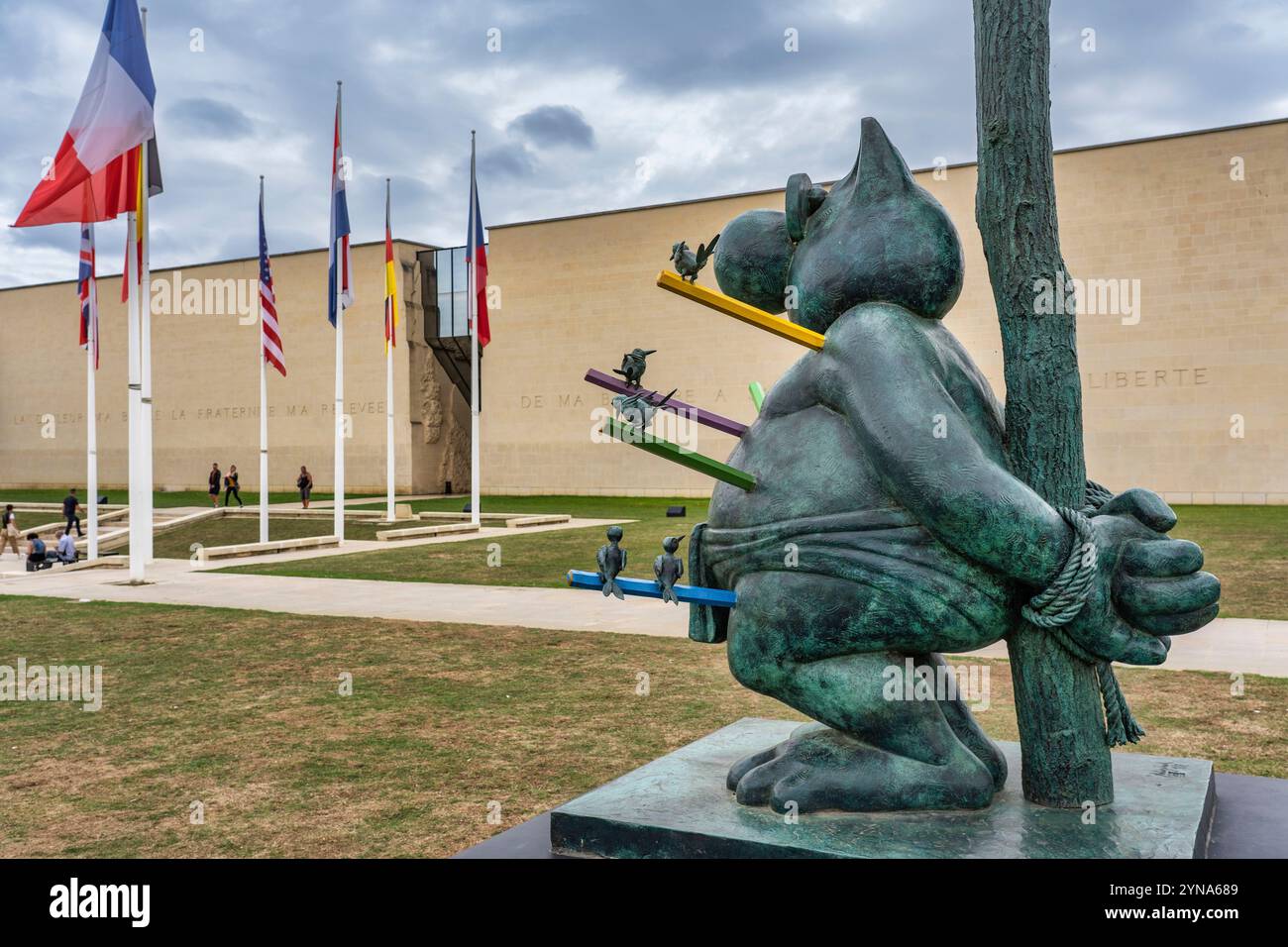 France, Calvados, Caen, Memorial de Caen, museum dedicated to the ...