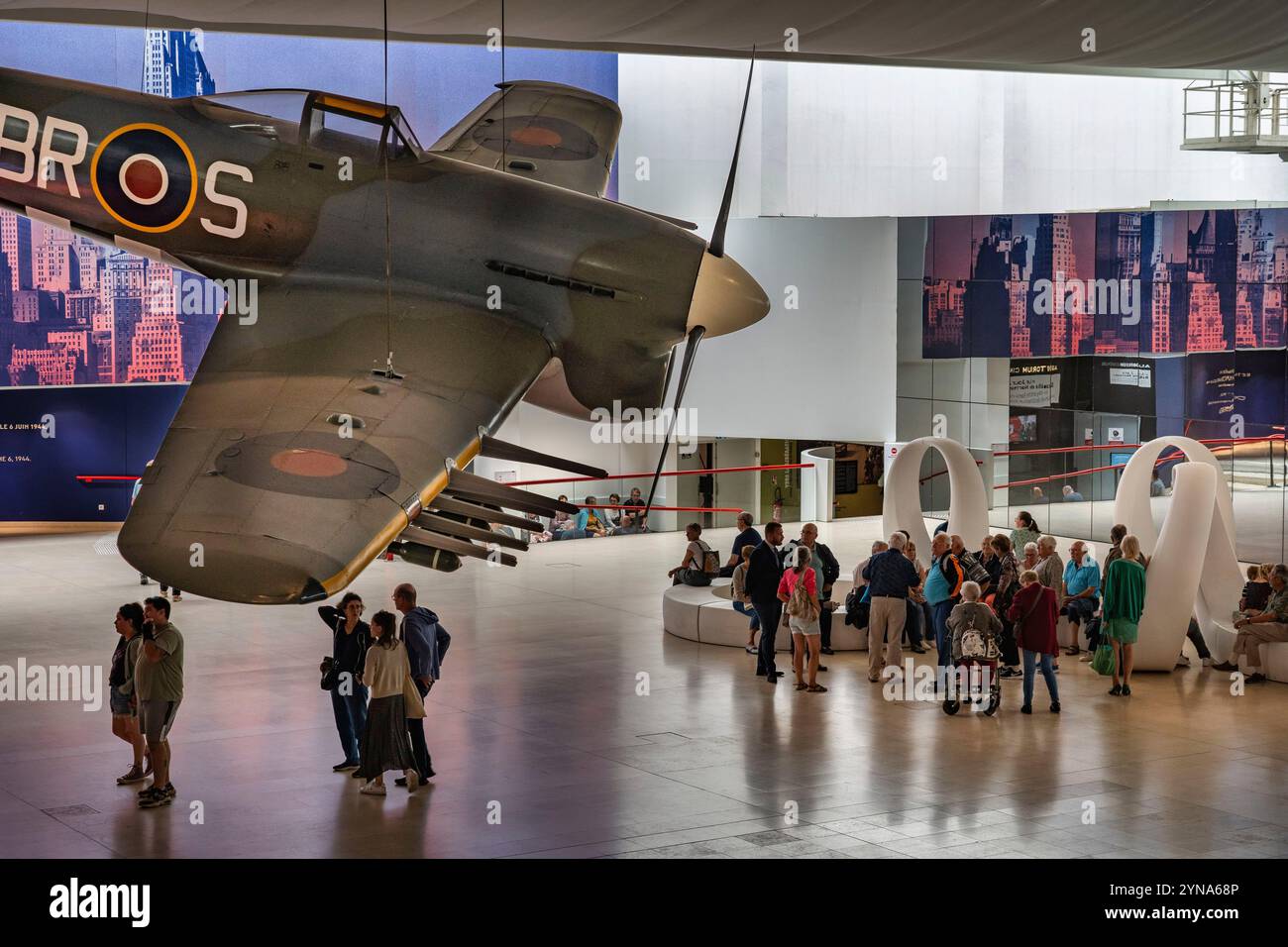 France, Calvados, Caen, Memorial de Caen, museum dedicated to the ...