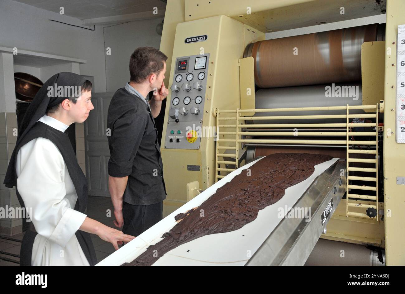 France, Aveyron, Le Cayrol, Cistercian Abbey of Notre-Dame de Bonneval ...