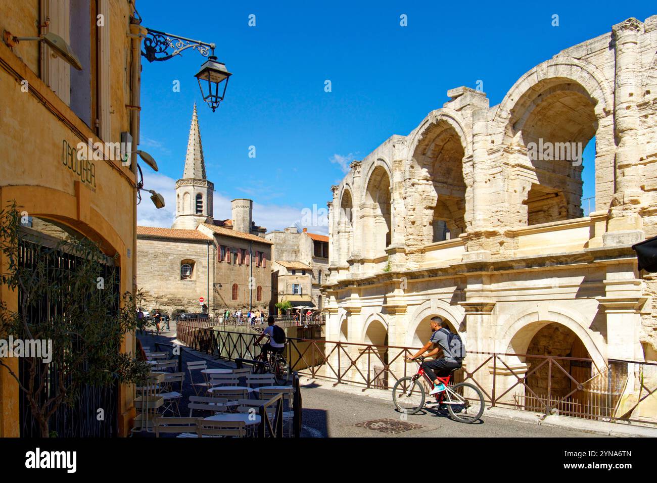 France, Bouches du Rhone, Arles, the Arenas, Roman Amphitheatre of 80 ...