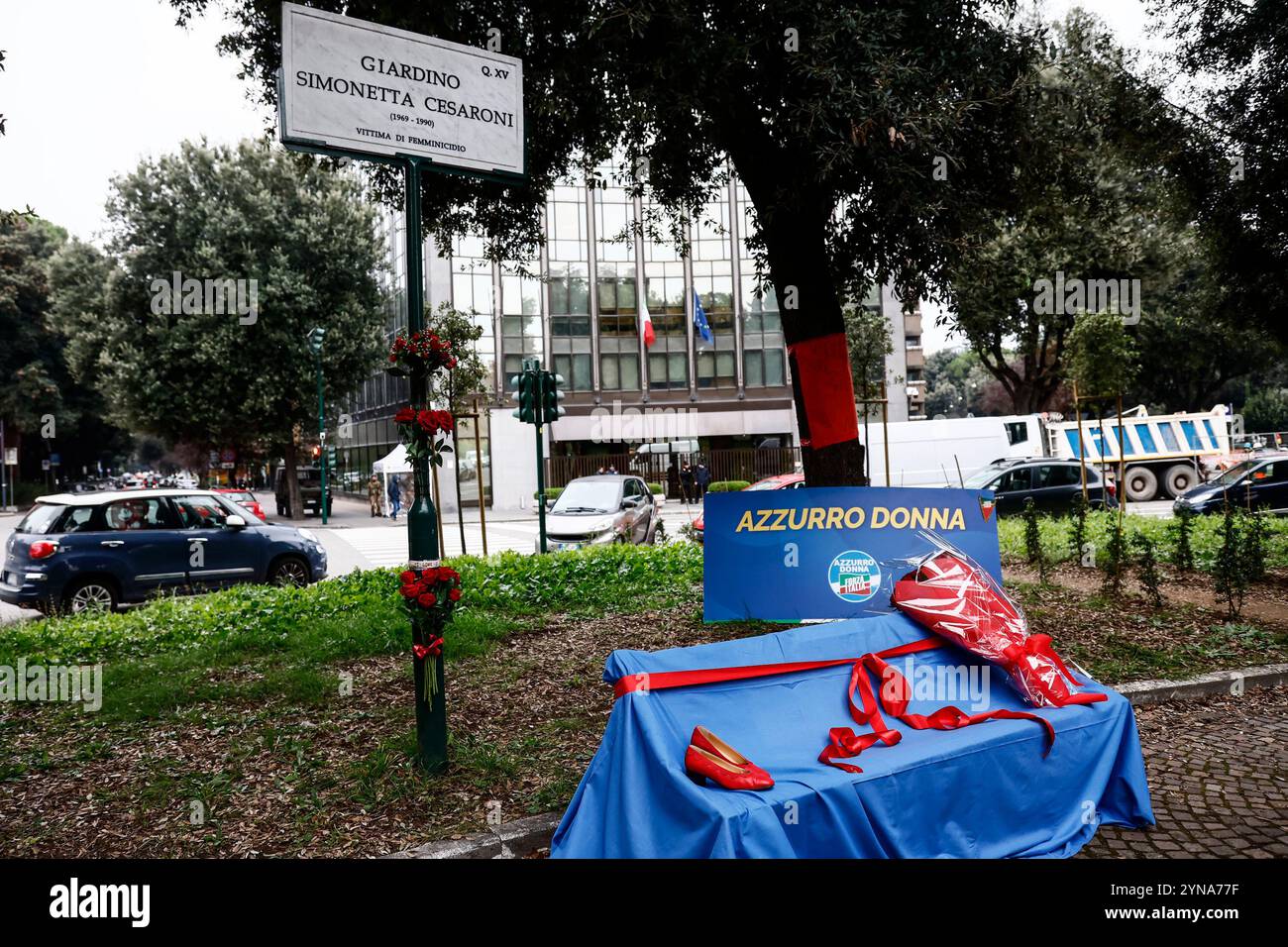 Forza Italia inaugura una panchina per Simonetta Cesaroni vittima di ...