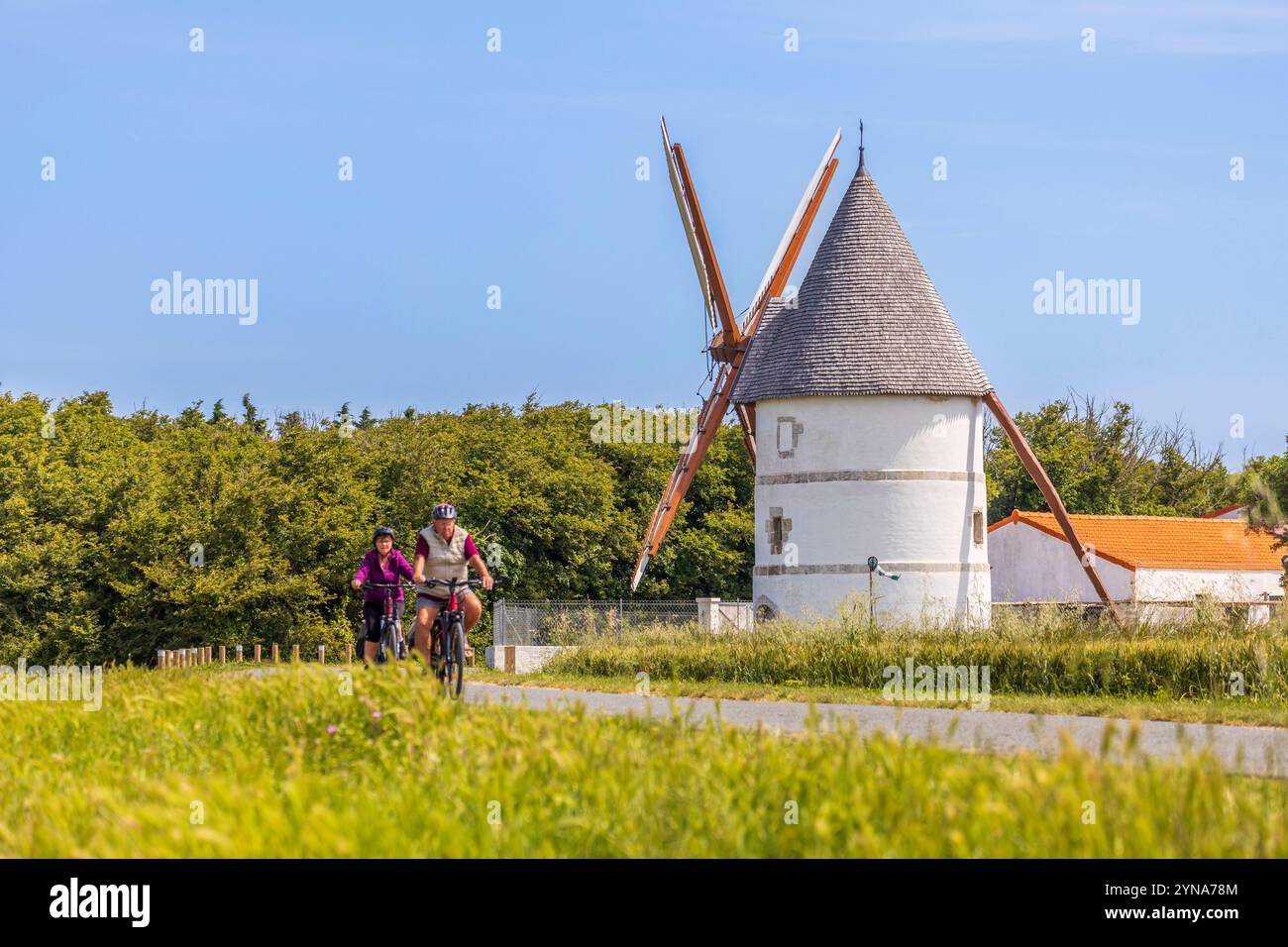 France, Charente-Maritime, île d'Oléron, La Brée-les-Bains, the 17th ...