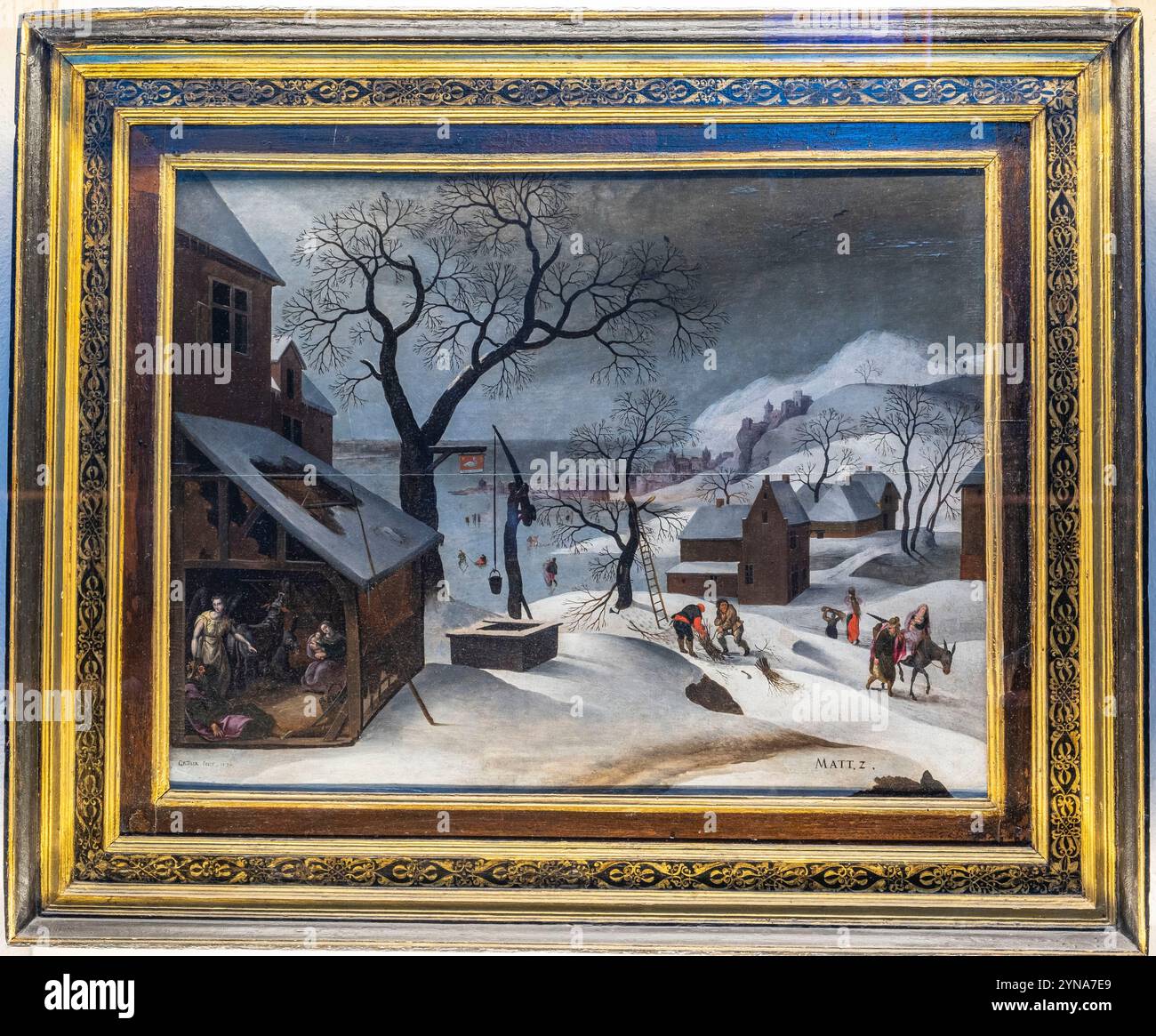 France, Haute Loire, Montfaucon en Velay, the Notre-Dame chapel houses ...