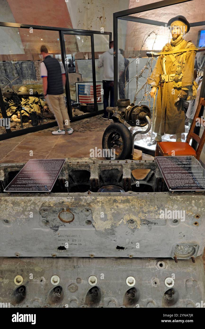 France, Haut Rhin, Turckheim, museum of the Colmar Pocket Combat ...