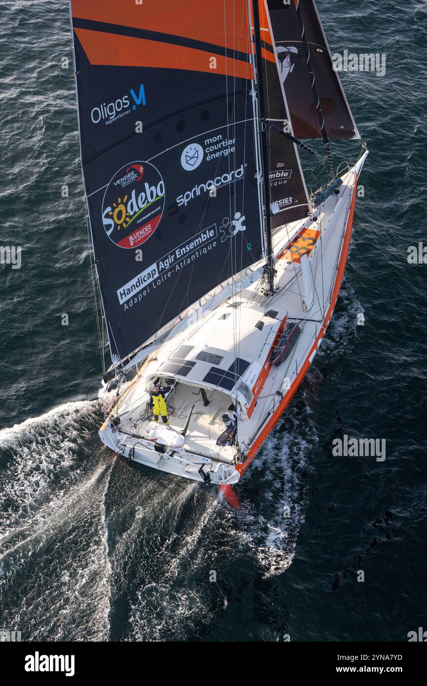 France, Vendee, Les Sables d'Olonne, start of the Vendee Globe ...