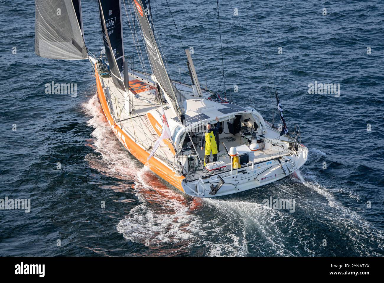 France, Vendee, Les Sables d'Olonne, start of the Vendee Globe ...