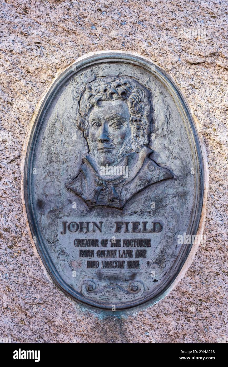 Ireland, Dublin, famous irish writer memorial in Garden of St Patrick's ...