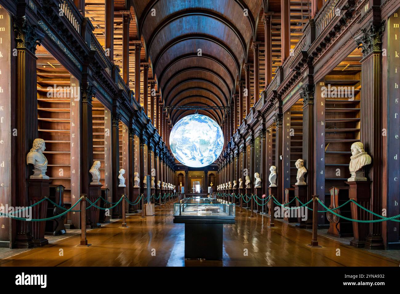 Ireland, Dublin, Trinity College, the old library, one of the most ...