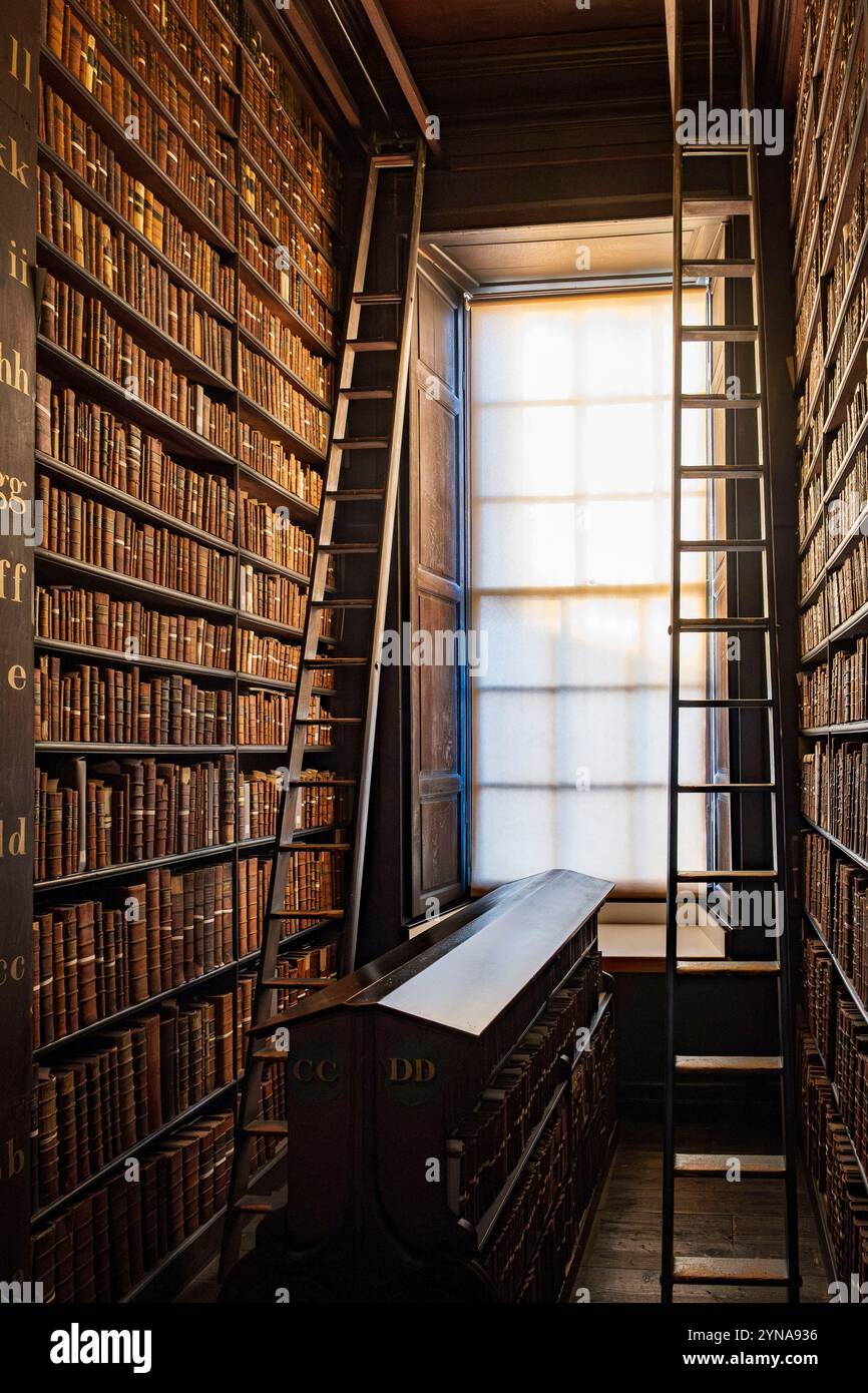 Ireland, Dublin, Trinity College, the old library, one of the most ...