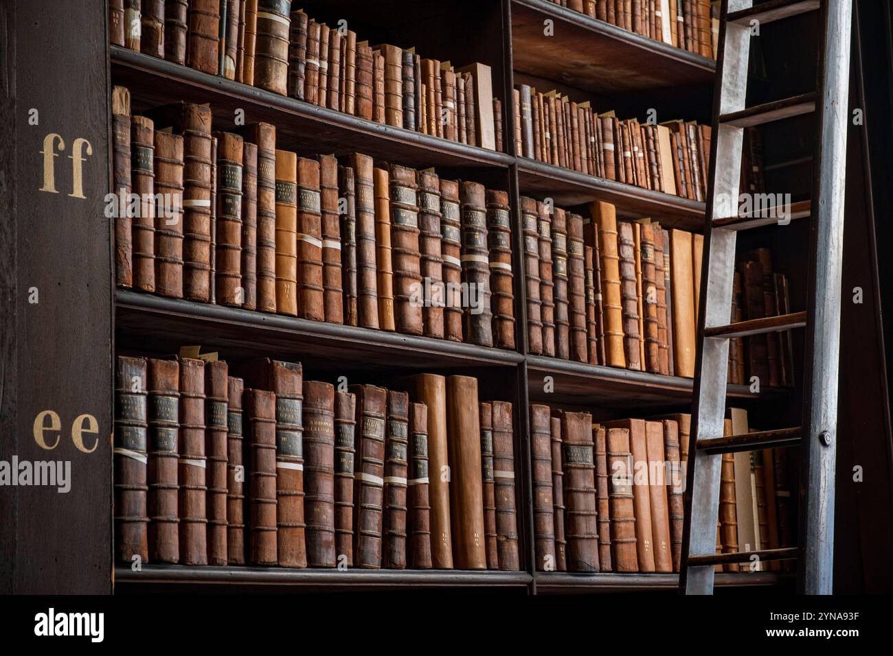 Ireland, Dublin, Trinity College, the old library, one of the most ...