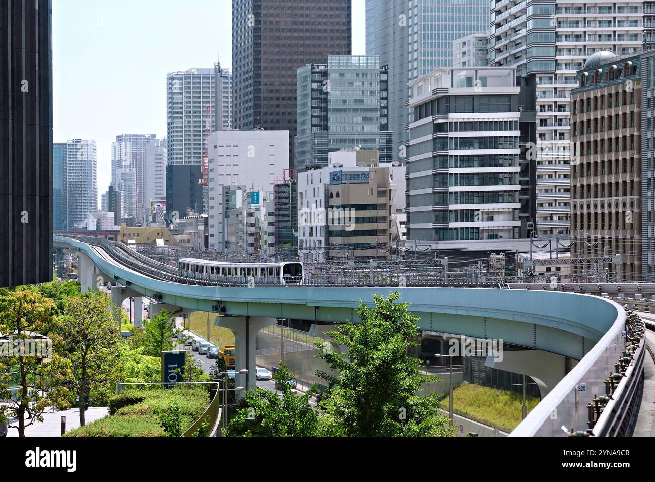 Japan, Honshu island, Kanto, Tokyo, the Yurikamome line and his ...