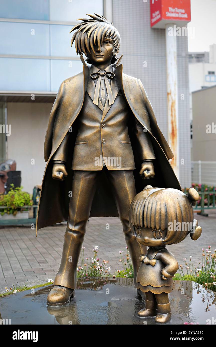 Japan, Honshu island, Kanto, Higashi Kurume, manga statue, Black Jack ...